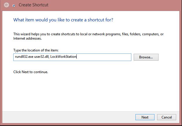 How to Create Shortcut to Lock Computer – PCskull